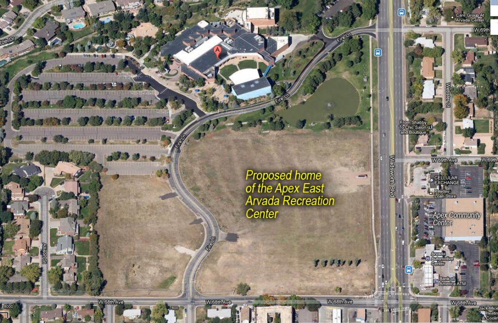 APEX East Arvada Recreation Center draft site plan | Jim Whitfield ...